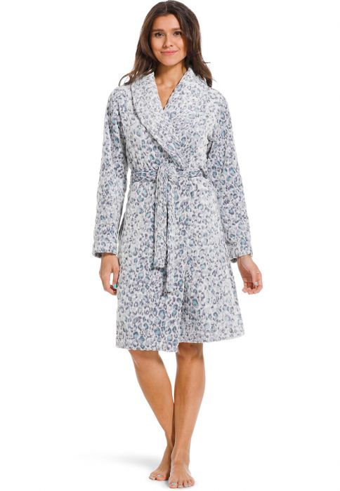 Damesbadjas animalprint van zacht fleece? Badjas.nl